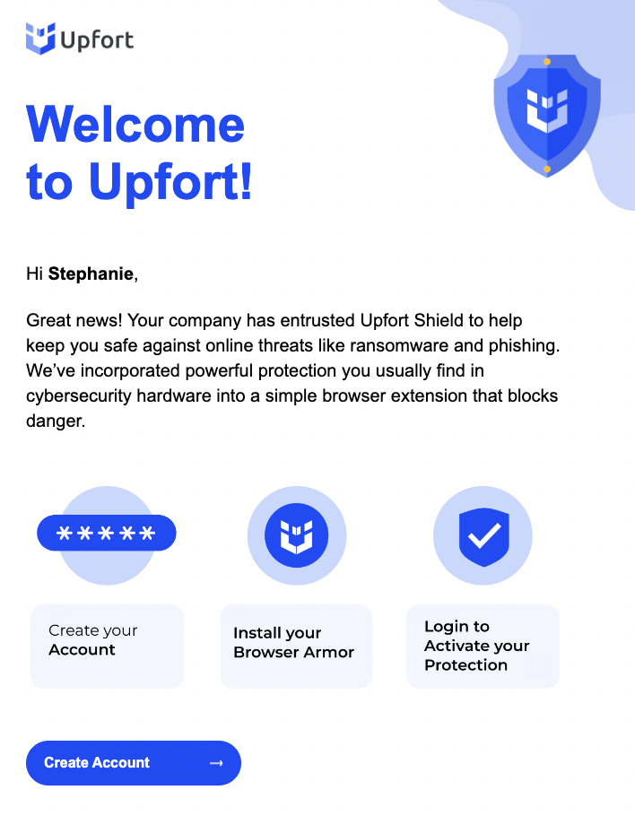 Activating Your Upfort Shield Employee Account – Upfort